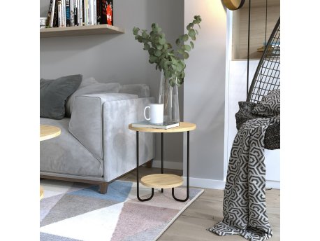 HANAH HOME Pomoćni stočić Corro Side Table Oak
