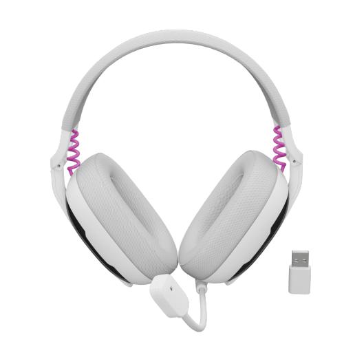 Fury Fukiya F6 Wireless Ultralake gejmerske bežične slušalice - White - NFU‑2337