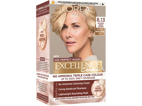 L’Oréal Paris Boja za kosu Excellence Age prefect nudes 8.13 Beige Blond