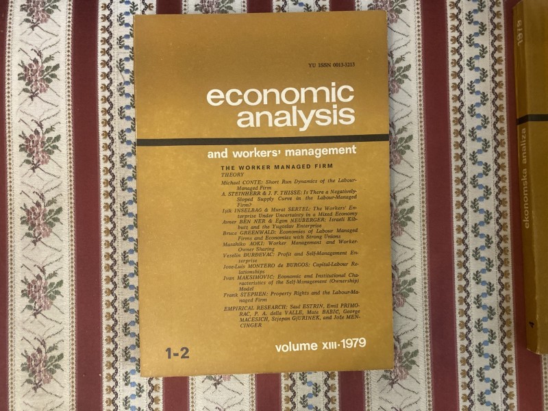 Economic Analysis and Workers' Management