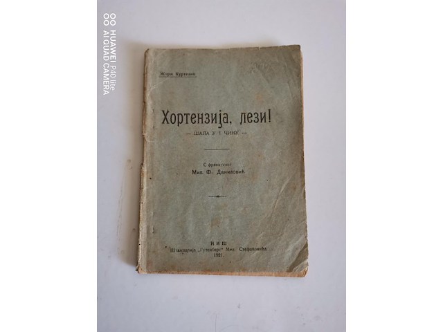 hortenzija lezi 1921 god