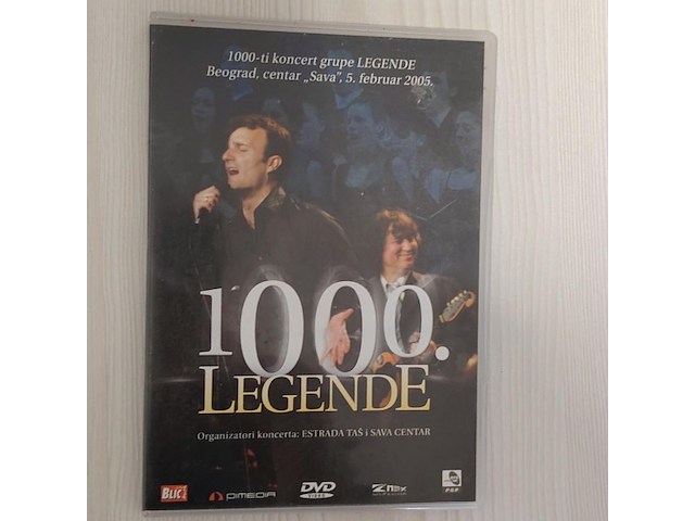 DVD-LEGENDE-1000 KONCERT SAVA CENTAR BEOGRAD 2005