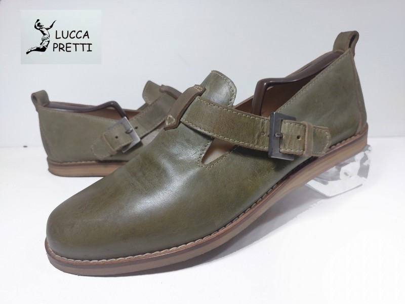 LUCCA PRETTI - moderne kožne cipele br. 43