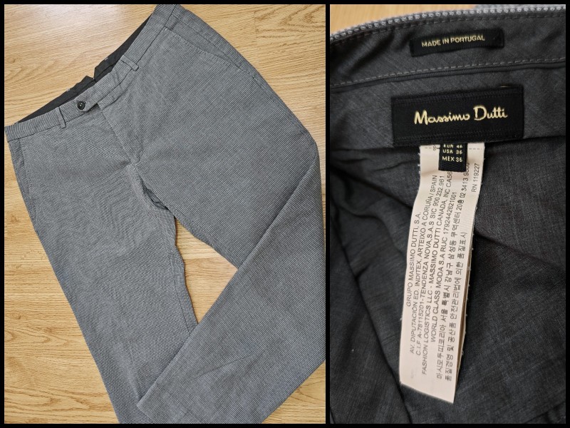 **MASSIMO DUTTI** pantalone-made in Portugal-vel.36