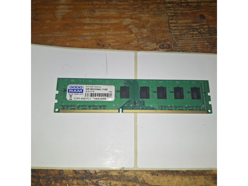 4gb Good ram ddr3 za desktop na 1600mhz