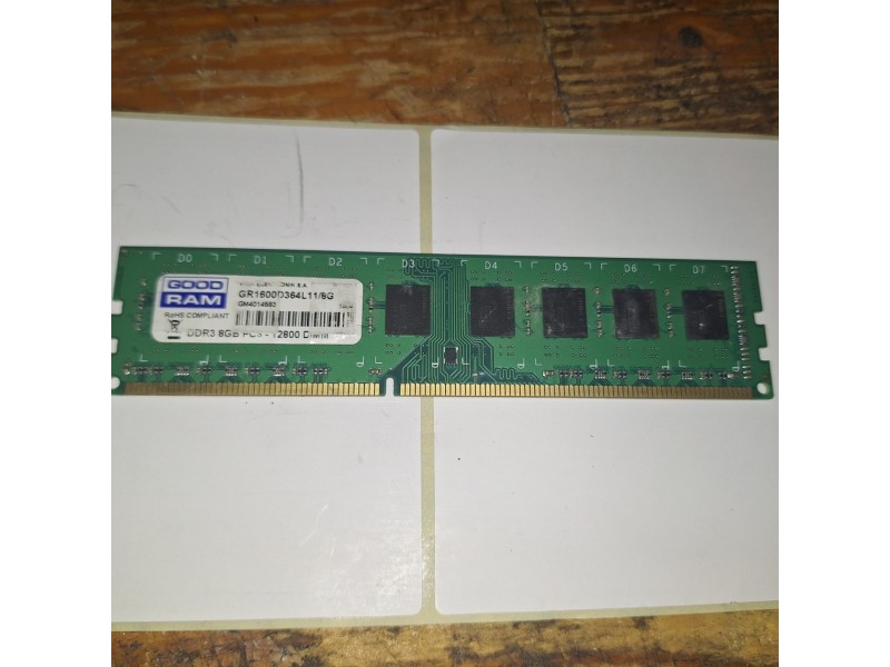 8gb Good ram ddr3 za desktop na 1600mhz