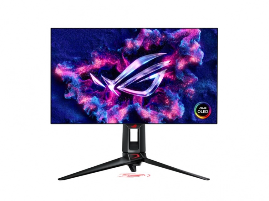 Monitor ASUS ROG PG27AQDP 27"/OLED/2560x1440/480Hz/0.03ms GtG/HDMIx2,DP,USB/Gsync/Pivot,visina/crna