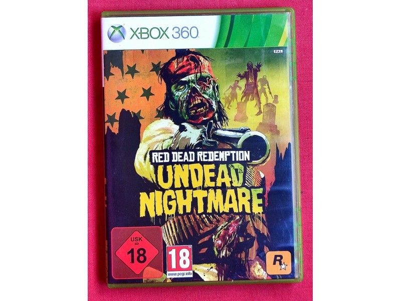 Red Read Redemption Undead NIGHTMARE - XBox 360 Orig.