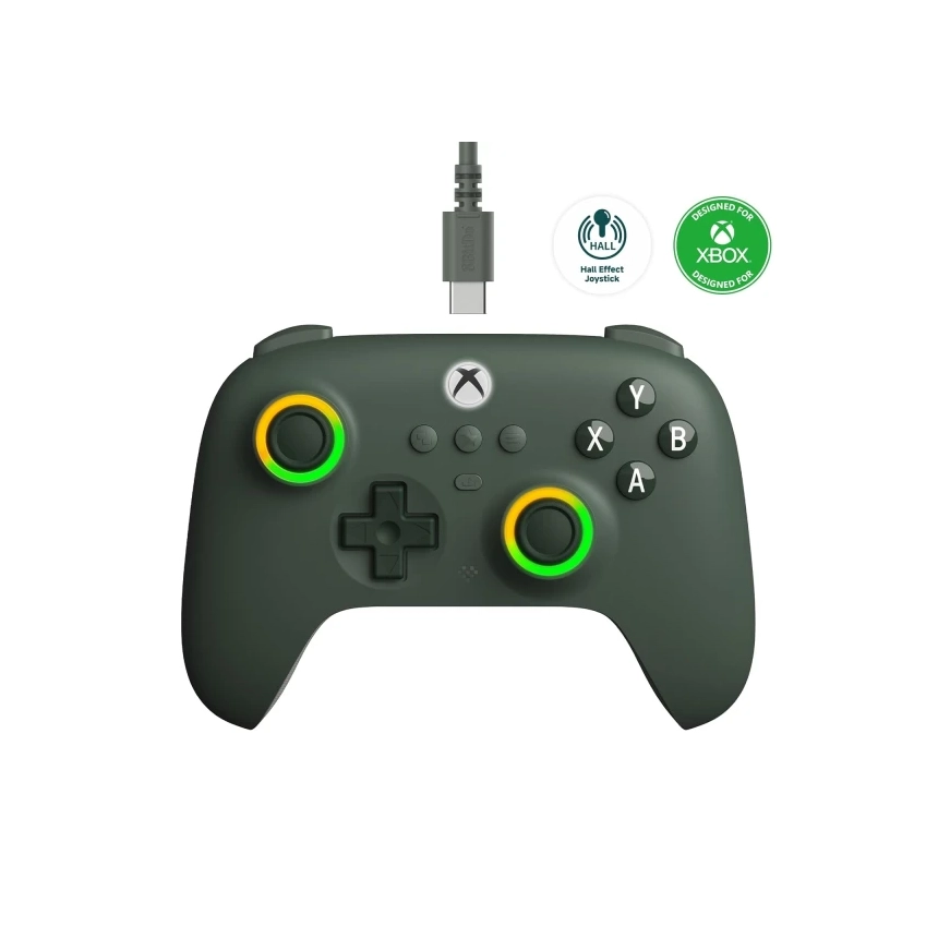 Gamepad 8BitDo Ultimate C XBOX HallEffect/AUX/RGB/Vibration/type C/Dark Green
