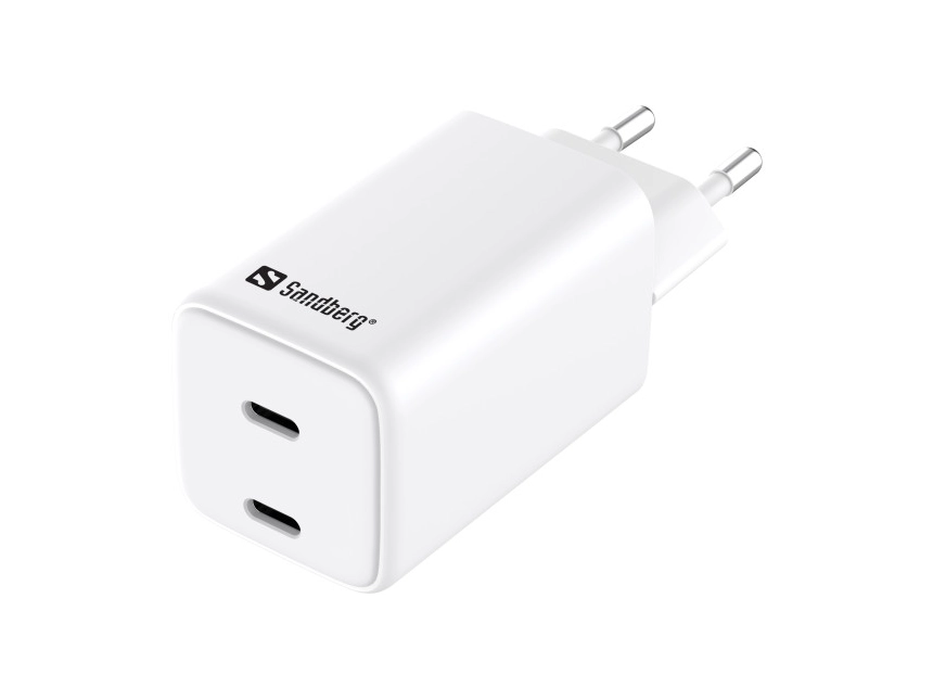 USB kućni punjač Sandberg 441-56 Dual USB-C PD 65W