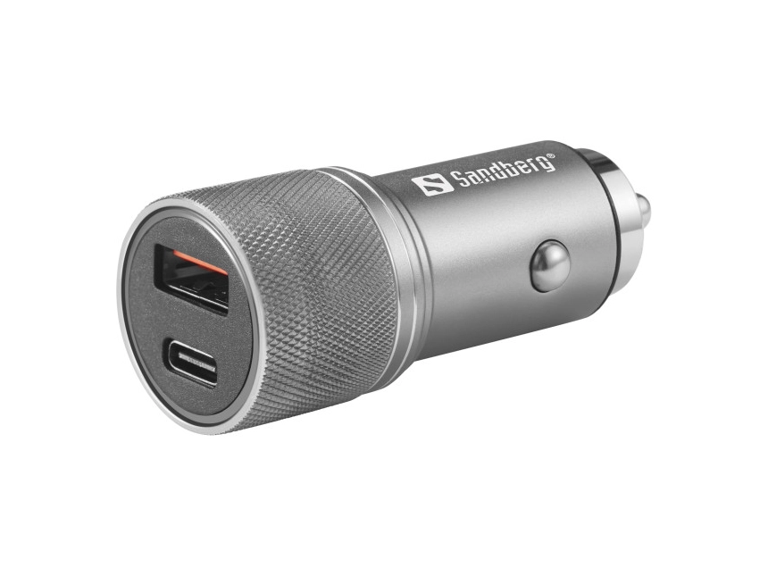 USB auto punjač Sandberg USB/USB-C 48W 441-50