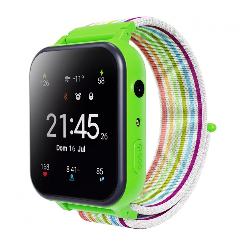 "Smart watch CANYON Alfie KW-37, Kids, 1.69"", GPS, nano SIM, 32+32MB, GSM, 400mAh, zeleni"