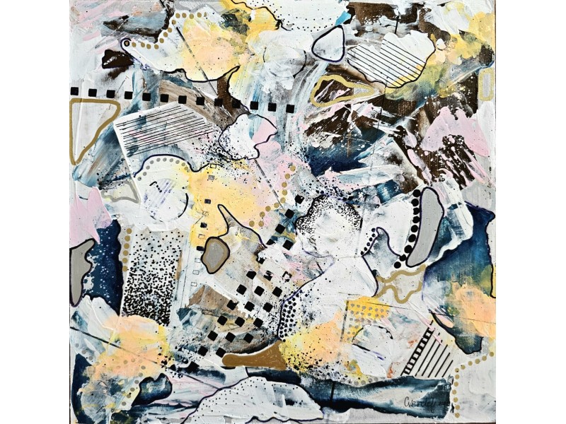 Snovi 3, akril na kartonu, 30x30cm, sertifikat