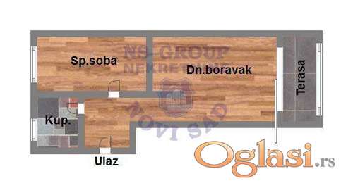 Jednoiposoban stan na odličnoj lokaciji 26m2