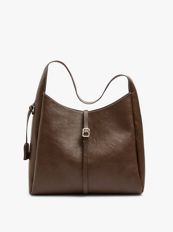 SHOULDER BAG WITH STRAP AND BUCKLE
