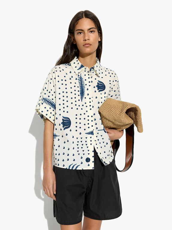 PRINTED SHIRT WITH 100% COTTON