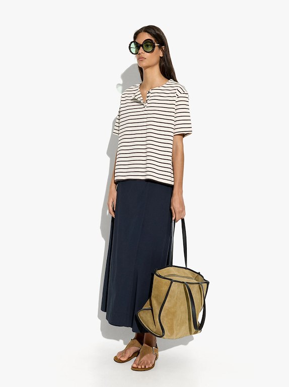 COTTON T-SHIRT WITH STRIPES