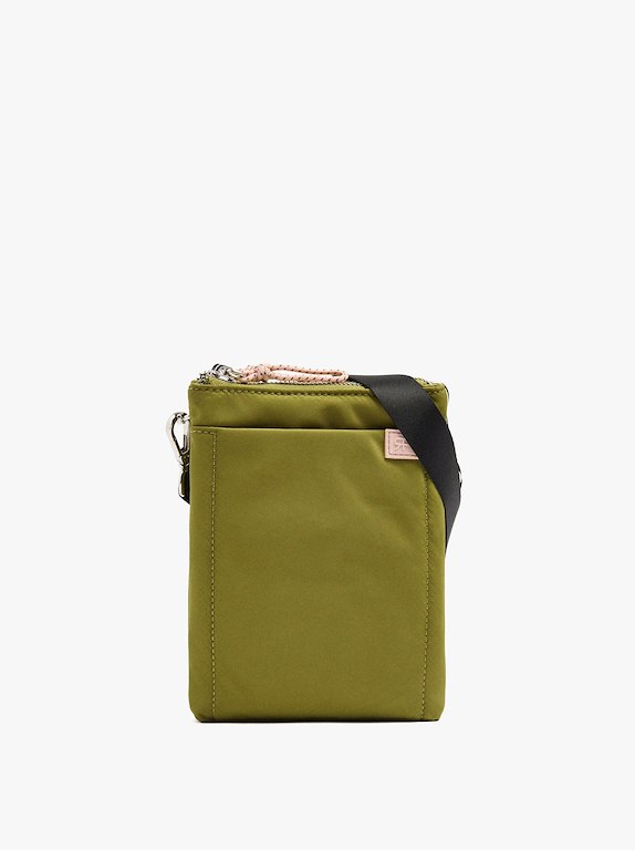 DOUBLE NYLON CROSSBODY BAG
