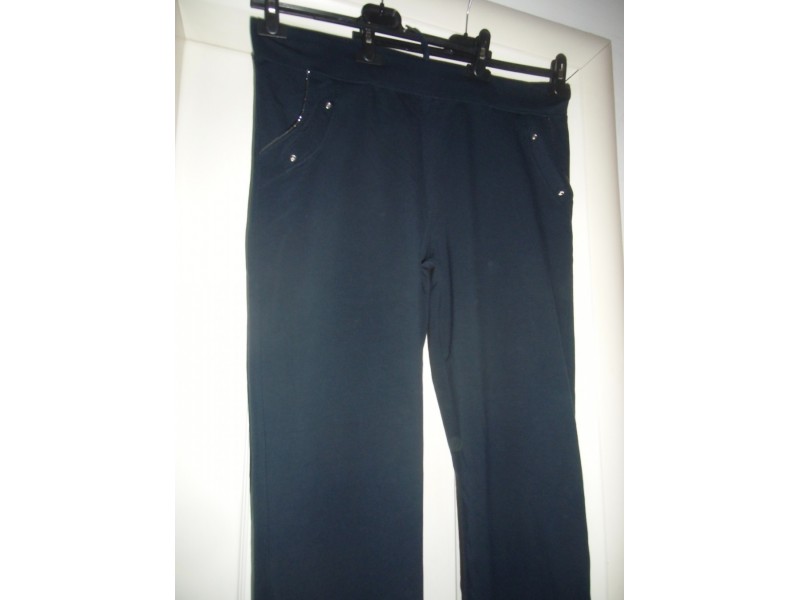 Pantalone na gumu, donji deo, teget, vel.3XL