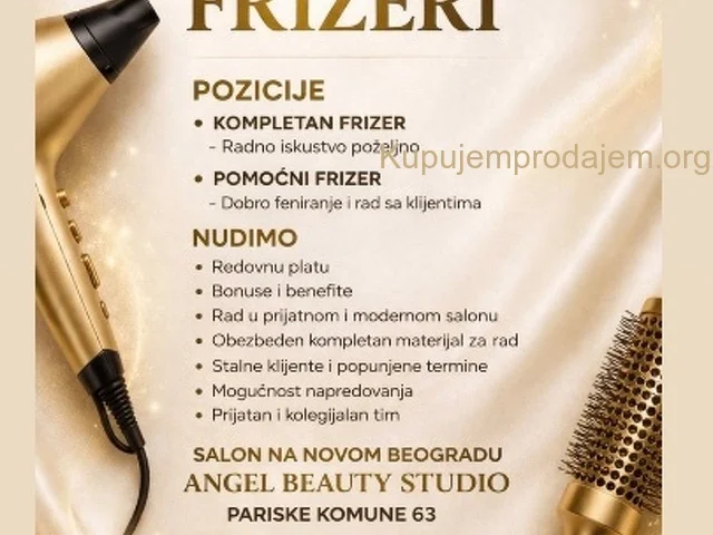 Potrebna frizer/frizerka za rad u salonu