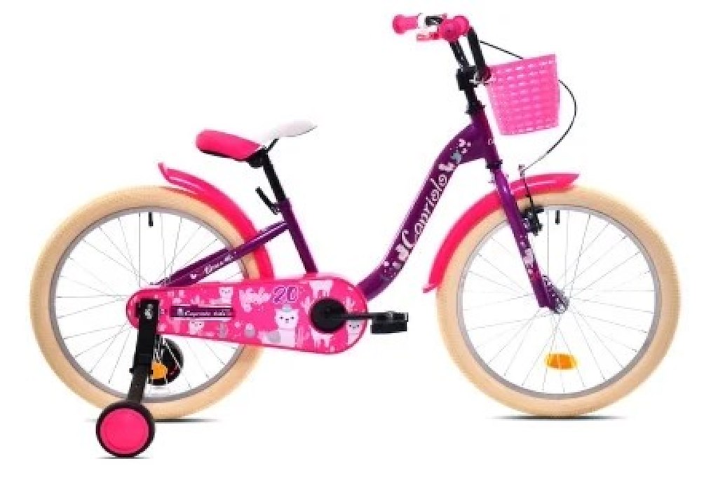 Dečiji bicikl CAPRIOLO VIOLA 20' LJUBIČ/PINK/20' ljubičasti, LJUBIČASTA, 20'