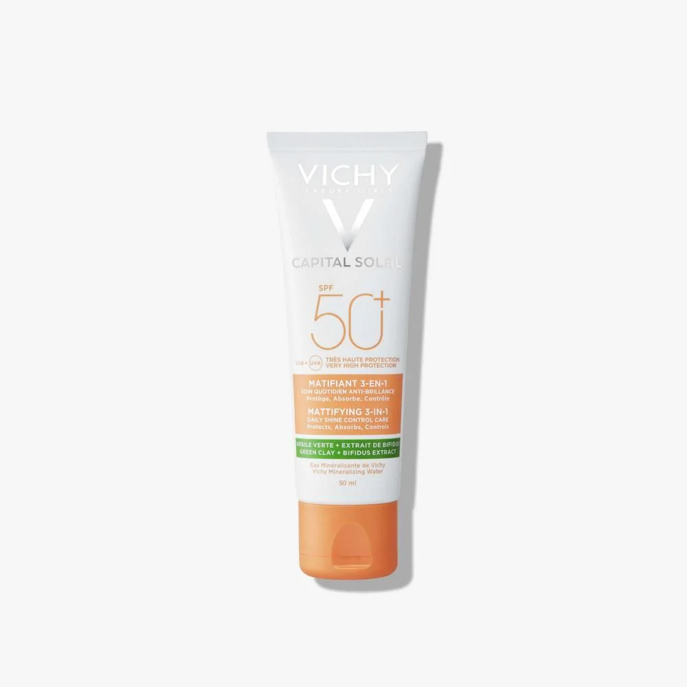 Vichy Capital Soleilmat nega 3u1 spf 50, 50ml
