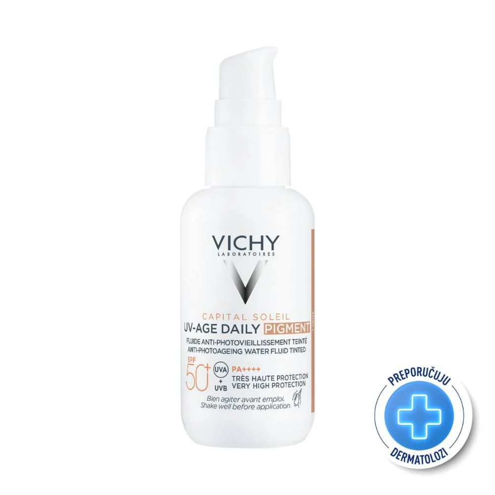 Vichy Capital Soleil UV Age Daily Vodeni fluid protiv starenja toniran SPF50+ 40ml