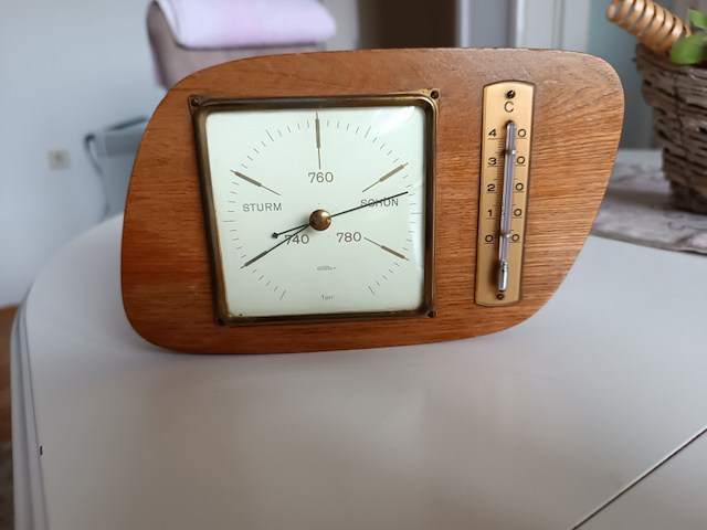 FISCHER Germany barometer termometar