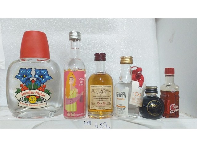 Unučići čokanji male flašice minibottle fraklić LOT.427