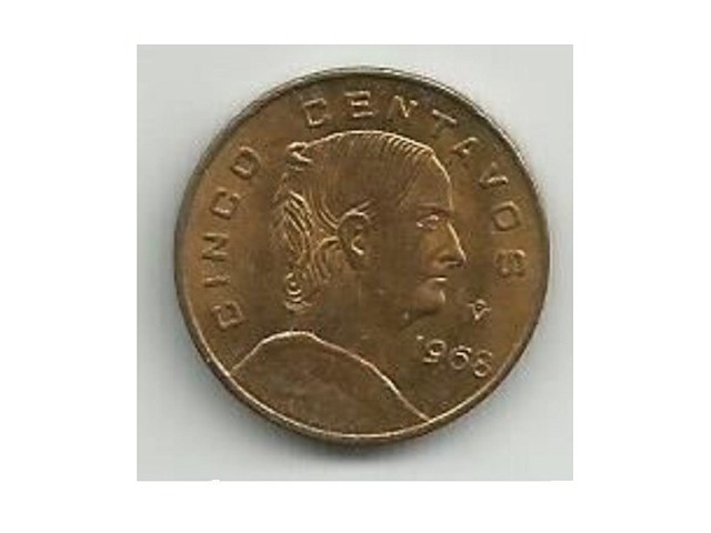 Mexico 5 centavos 1968. KM#426
