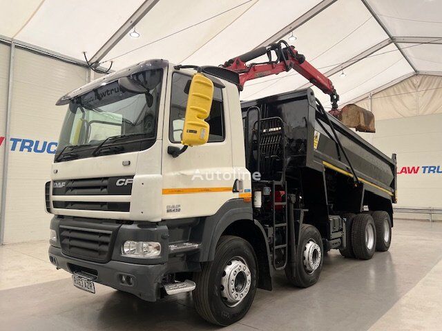 DAF CF85 410 8x4 Day Cab Steel Tipper Grab kiper