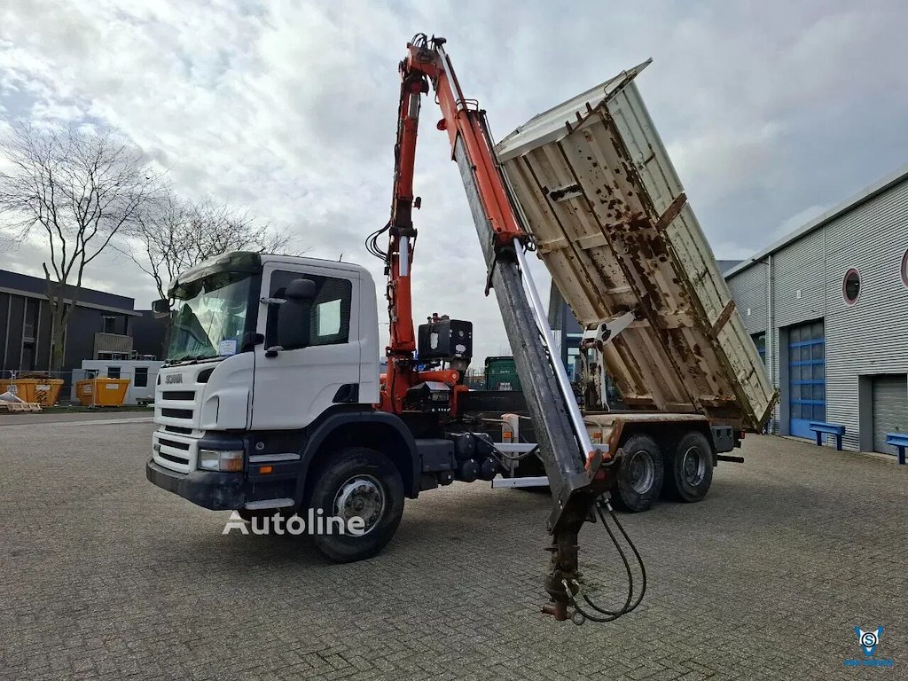 Scania P380 / 6X4 / 2X BIG AXLE / FULL-STEEL / DRUM BRAKES / TEREX TLC kiper