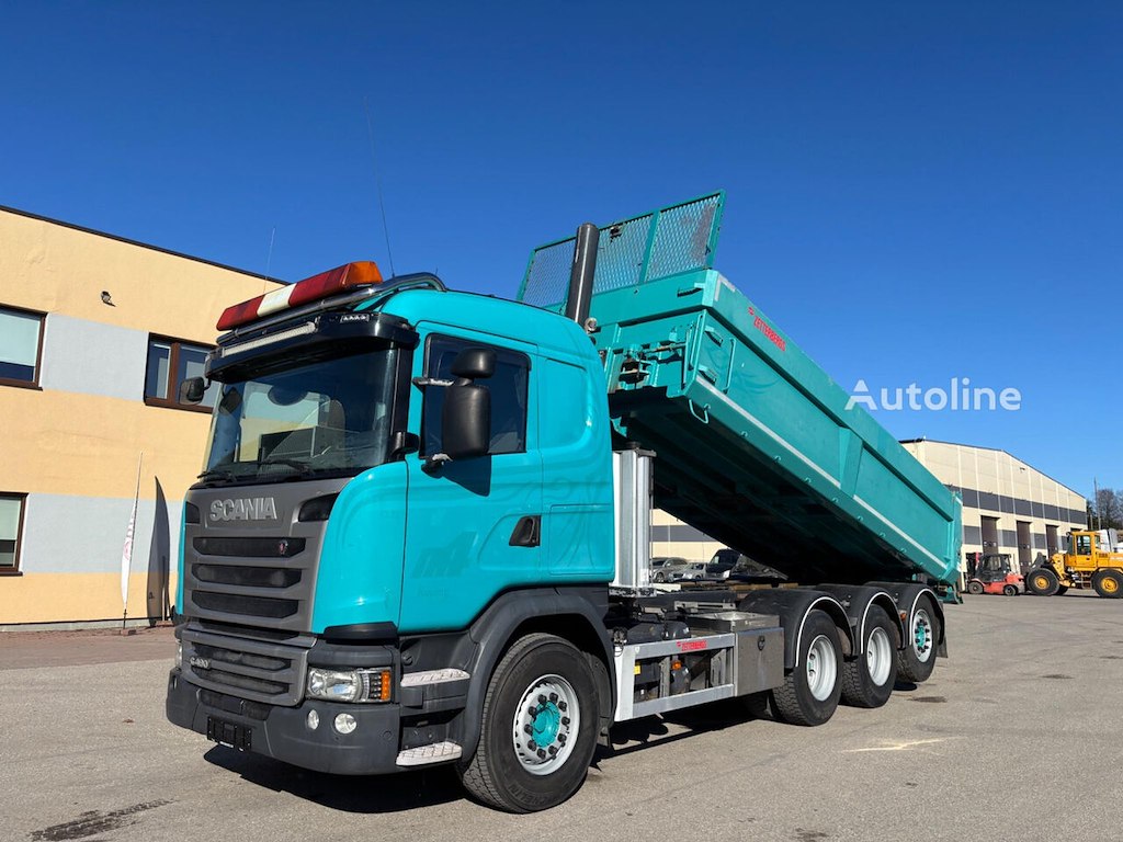 Scania G490 8x4*4 EURO6 + BOX VIBRATOR kiper