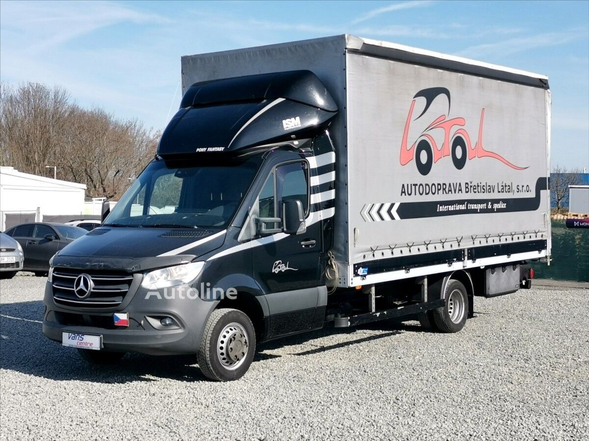 Mercedes-Benz Sprinter 519 shrnovací 10pal/klima/3,5t kamion s ceradom < 3.5t