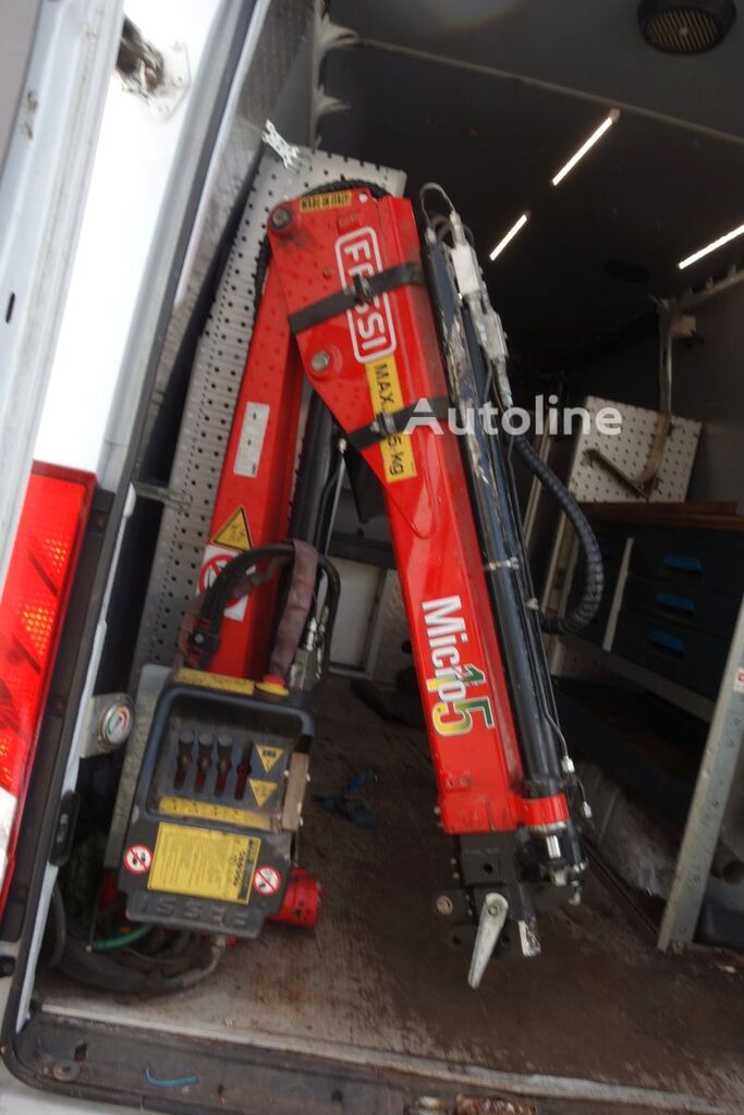 IVECO Daily Kasten 50 C 21 Fassi Micro 15 Crane minibus furgon
