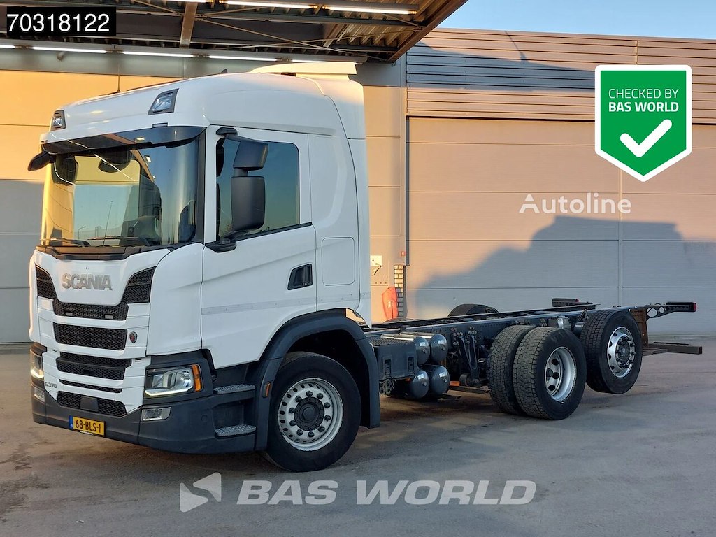 Scania G370 G 6X2 NL-Truck chassis Lift+Steering axle Automatic Euro 6 kamion šasija