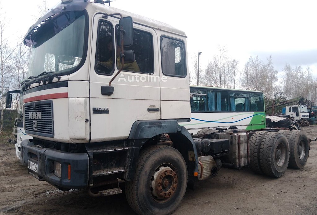 MAN 33.463 6x4 full spring manual gerbox kamion šasija