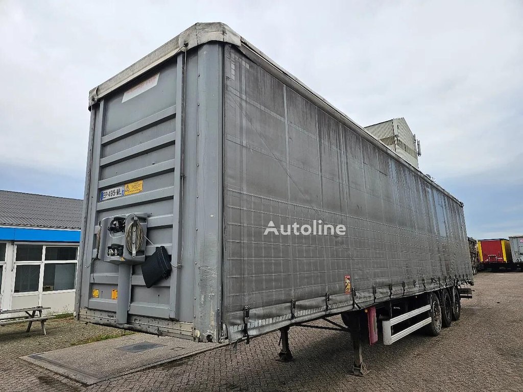 Fruehauf FKSRT4CN Fruehauf Curtainside Semi-Trailer – 3 Axles – 2017 – Cu poluprikolica sa kliznom ceradom