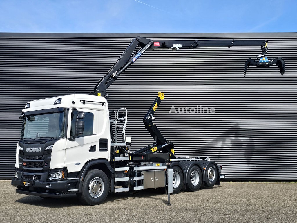 Scania G460 XT 8x4*4 / Z KRAAN + HAAKARM / NIEUW kamion rol kiper