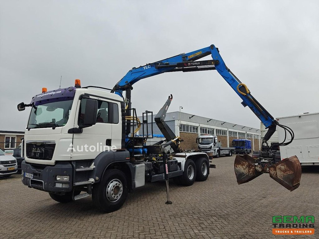 MAN TGX 26.360 6x4 Day Cab Euro4 - Terex TLC - 11.75p + 20T Hooklift kamion rol kiper