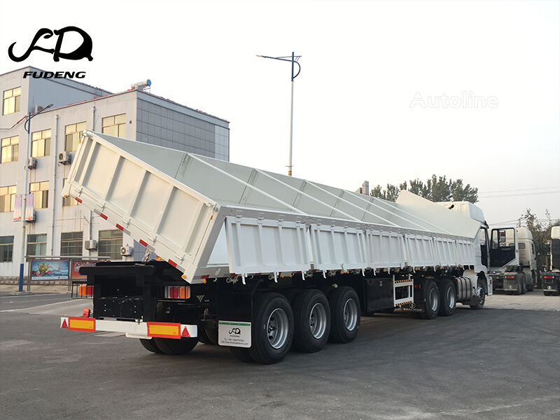 Nova Fudeng Customized 3 Axle Side Dump Semi Trailer poluprikolica kipera