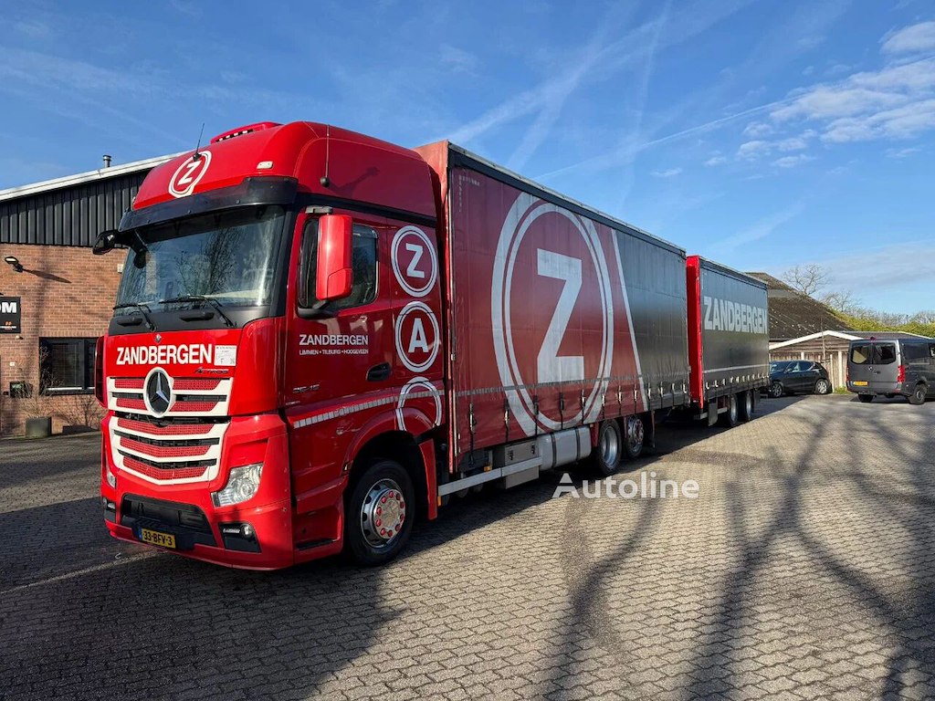 Mercedes-Benz Actros 2545 Mega Volumecombi 120m3! Schuifdaken Doorlaadsysteem kamion sa klizna zavesa cerada + prikolica sa kliznom ceradom