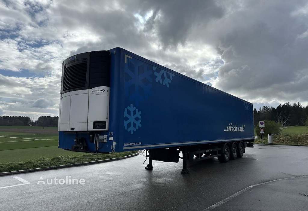 Schwarzmüller 663 SPA 3/E Carrier 1950 / Swiss-Vehicle poluprikolica hladnjača