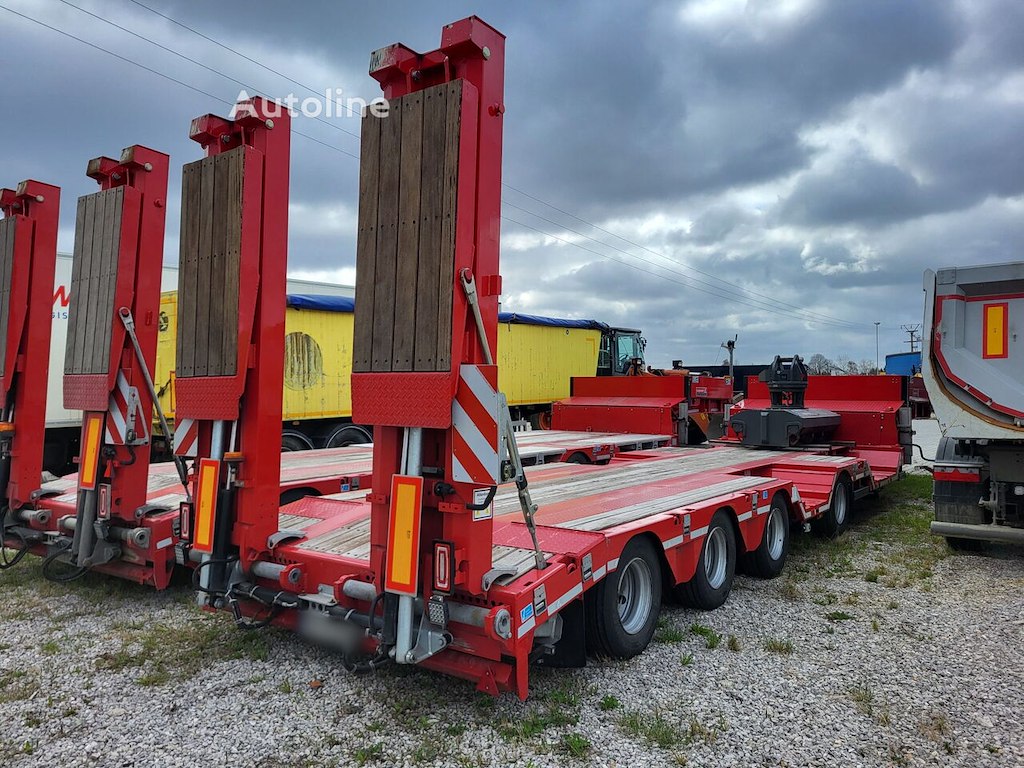 Langendorf low-bed semi-trailer / 2024 / 46 t load cap / 2 units poluprikolica sa niskom platformom