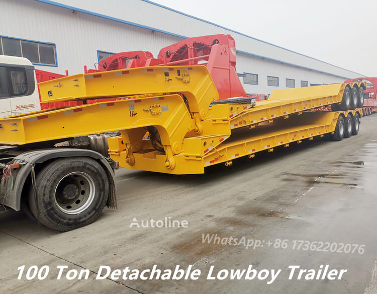 Nova Titan Detachable Lowboy Trailer for Global Heavy Haulage poluprikolica sa niskom platformom