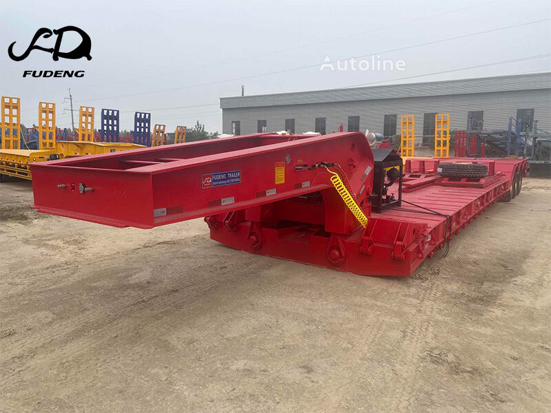 Nova Fudeng 4 Axles Detachable Gooseneck Lowbed Trailer poluprikolica sa niskom platformom