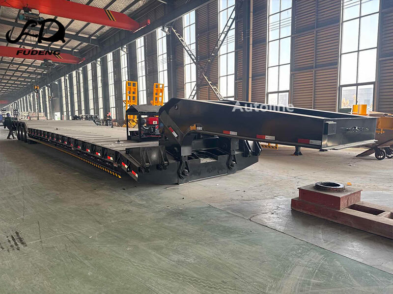 Nova Fudeng 4 Axles 120 Ton Detachable Gooseneck Trailer poluprikolica sa niskom platformom