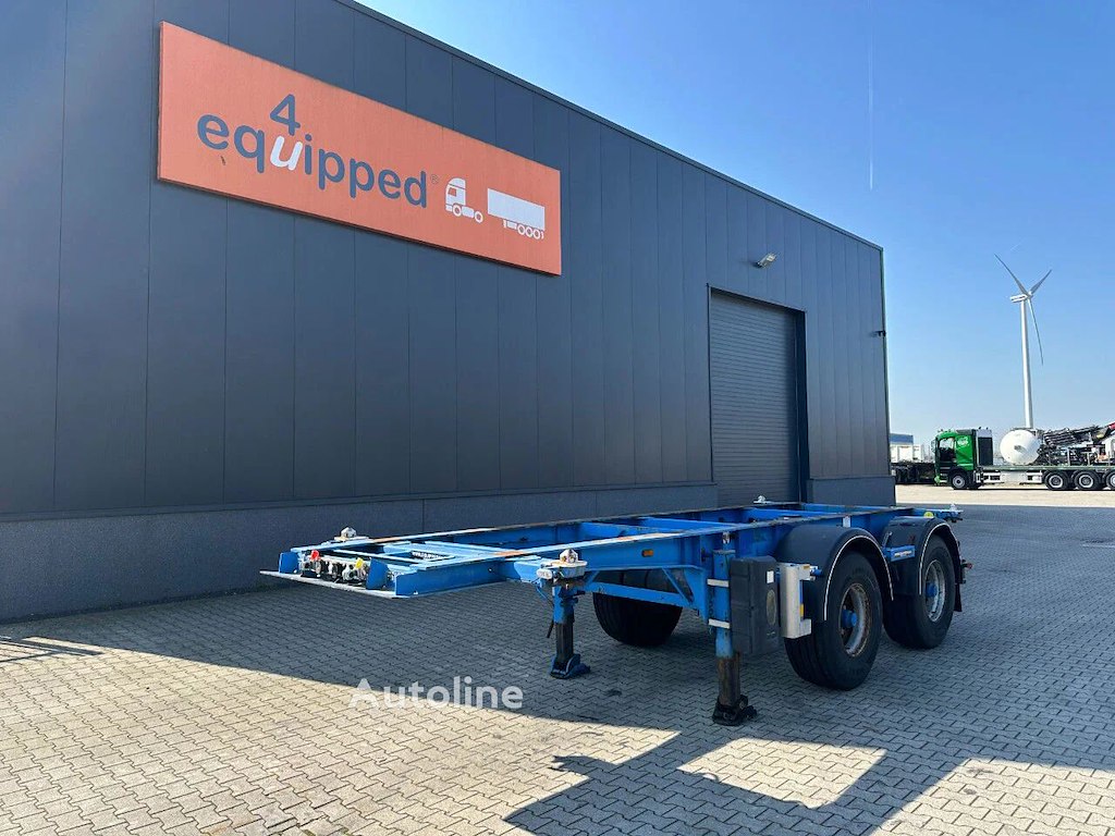 LAG O-2-32 01 20FT / BPW / ADR (EXII/ EXIII/FL/AT) / NL-CHASSIS / AP poluprikolica za prevoz kontejnera