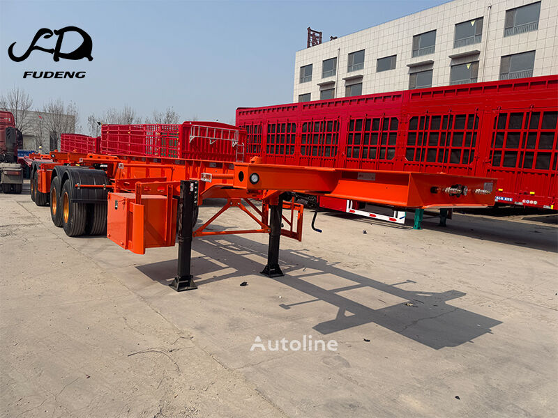 Nova Fudeng Two-Axle Superlink Skeleton Semi Trailer poluprikolica za prevoz kontejnera