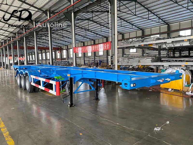 Nova Fudeng Tri Axle Container Chassis Trailer poluprikolica za prevoz kontejnera